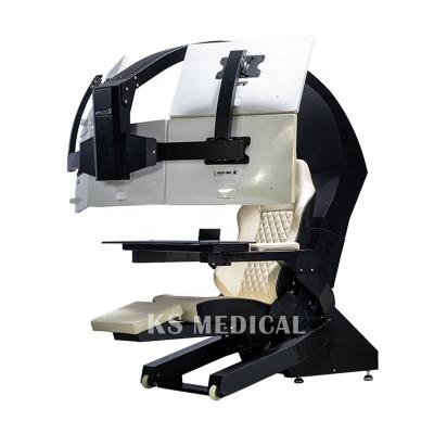 China KSM-GC3 Economic RGB Gaming Chair with Speakers 4 USB Ports 140 Degree Recline for sale