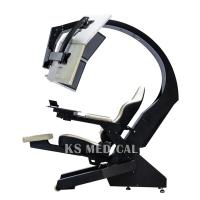 China PU Leather Gaming Desk Chair with RGB Lights Speakers Massage 140 Degree Recline 4 USB Ports for sale