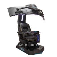 China RGB Ergonomic Gaming Chair with Vibration Massage 145 Degree Recline 190kg Capacity for sale