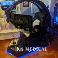 China Zero Gravity Ergonomic Gaming Chair with Massage Heat 160 Degree Recline 5 Monitor Support for sale