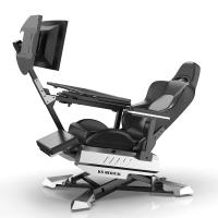 China Ergonomic Gaming Cockpit Chair with LED 60W 100-240V Racing Simulator Seat for sale