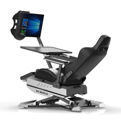 China Motorized Zero Gravity Gaming Cockpit Chair with Speakers 100-240V 60W for sale