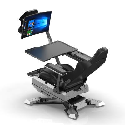 China Swivel Ergonomic Gaming Cockpit Chair 100V-240V 60W Adjustable Height Zero Gravity 145° for sale