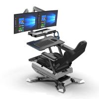 China Swivel Ergonomic Gaming Cockpit Chair 100V-240V 60W Adjustable Height Zero Gravity 145° for sale