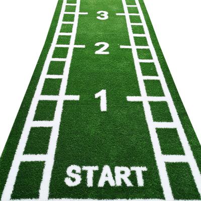 China Gym Flooring Turf Pull Sled Turf Meter Marked Gym Artificial Grass for sale