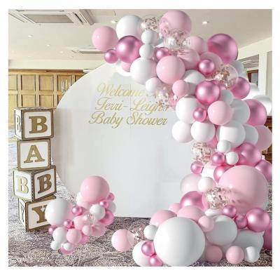 China Party Pink Balloons Baby Girl Shower Decoration Birthday Decoration for sale