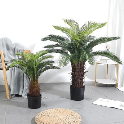 China Simulation Iron Tree Indoor And Outdoor Plastic Iron Tree Potted Ornaments Fake Trees Green Plants for sale