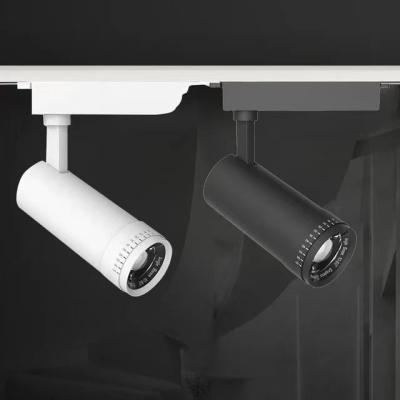 China 1CCT Aluminum Alloy Lamp Body 10-60 Degree Zoomable Lens LED Focus Light Track Light for sale
