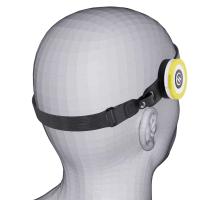 China Full View Portable Headlamp with 6000K Daylight Alert and Dimmable COB LED Work Light for sale