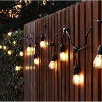 China 100M Waterproof Outdoor Hanging String Light Bulb with 200pcs Holders No-Bulb CCT 2700K for sale