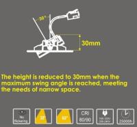 China Modern Design 3W 7W 9W Led Mini Super Slim Downlight with Built-in Driver and NO Dimmer for sale