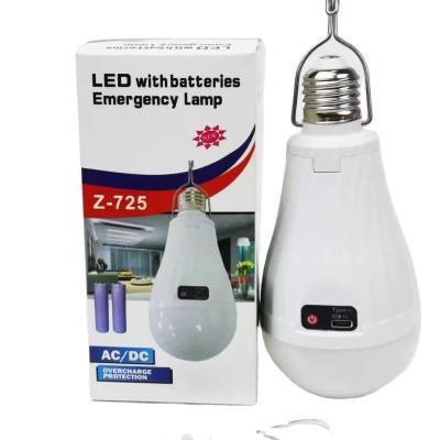 China 2 E27/B22 Rechargeable LED Emergency Light Bulb for Energy-Saving Lighting Solutions for sale