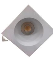China Single Head COB Spotlights Ceiling Downlight 6W 3000K-3400K-4000K 3CCT Square Anti-glare for sale