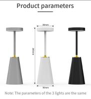 China Modern Bedroom Table Lamp with Wireless Charging and Dimming Lifespan of 15000 Hours for sale