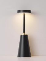 China Metal Nightlight Bedside Lamp Wireless Rechargeable Table Lamp for Bedroom Decoration for sale