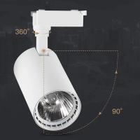 China 10W 4 Phase Wire Adjustable COB Spot Mini Rail LED Track Light with Modern Design for sale