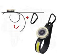 China Green LED Multifunction Rechargeable Work Light for Camping Headlight Wrist and Warning for sale