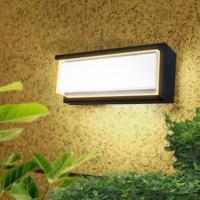 China Modern 24W LED Outdoor Wall Mounted Household Luminaires Wall Lamp Floodlight with 1- for sale
