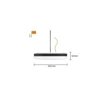 China 50000 Hours Working Time 10inch LED Ultra Slim Integrated Ceiling Light 15W 5CCT CL-E1015 for sale