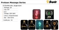 China 4W G125 Series Dimmable LED Decorative Light E27 Base Clear Amber Glass Favorite for sale