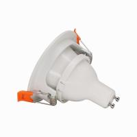 China Round Embedded Ceiling Anti Glare Gu10 Mr16 Led Light Spotlight Fixture for Commercial for sale