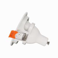China Round Embedded Ceiling Anti Glare Gu10 Mr16 Led Light Spotlight Fixture for Commercial for sale