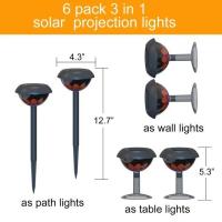 China 1W High Brightness LED Garden Street Lights with Die-casting Column Top Lamp and CRI Ra 70 for sale