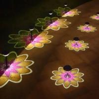 China Solar Projection Lights and Die-casting Column Top Lamp with High Brightness LED for sale