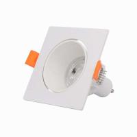 China 5w Mr16 Gu10 Hotel Square Mini Smart Anti Glare Ceiling Adjustable Surface Trimless Recessed Led Light Downlights for sale