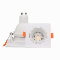 China 5w Mr16 Gu10 Hotel Square Mini Smart Anti Glare Ceiling Adjustable Surface Trimless Recessed Led Light Downlights for sale
