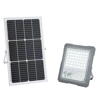 China 95lm/w Waterproof Warehouse Stadium Solar Charging Floodlight Solar Led Outdoor Light for sale
