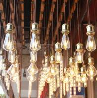 China Residential Lighting Solutions ST64 E26 7W 800LM Dim LED Filament Bulb 3000K 120V/60Hz for sale