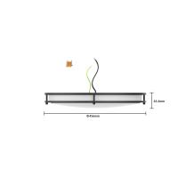 China 18inch 32W 5CCT LED CCT Selectable Double Ring Ceiling Light for and 50000 Hours Lifespan for sale