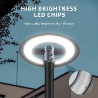 China 50W/100W/150W LED Garden Street Lighting High Brightness Die-casting Column Top Lamp for sale