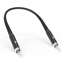 China Led Portable Flexible Neck Hanging Charging Book Light Eye Protection Neck Reading Light for sale