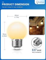 China Small Globe Light Bulb IW in 3000K for Halloween Christmas Wedding Party Decor for sale