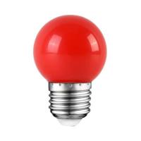 China LED G45 Globe Christmas Lights 1W Colored Night Mini Edison E26 15W Equivalent Red Bulb for sale