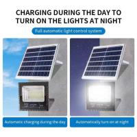 China High Lumen Solar Floodlight with 3-8h Timing Function and 90 Ra Color Rendering Index for sale