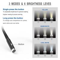 China LED Portable Flexible Neck Hanging Charging Book Light for Eye Protection and Reading for sale