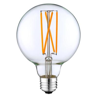 China 4W G125 E26 LED Sapphire Filament Global Bulb for Manual Button and Dimming Support for sale