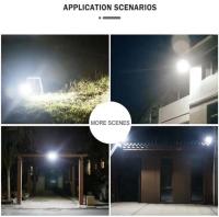 China AC 165-265V Input Voltage Solar Floodlight for Garden Timing Switch 30000 Hours Lifespan for sale