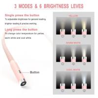 China Adjustable Neck Led Book Light for Easy Reading and Eye Protection 0.15kg Product Weight for sale