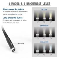 China 10000 Hours Working Time LED Portable Neck Reading Light for Project Group Sales for sale
