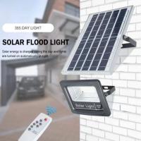 China Cold White Emitting Color Timing Switch Warehouse Stadium Solar Street Lights Outdoor Charging Floodlight for sale