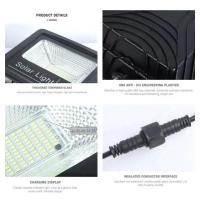 China Cold White Emitting Color Timing Switch Warehouse Stadium Solar Street Lights Outdoor Charging Floodlight for sale