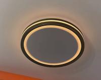 China Mid-century Modern Style 10inch/13inch/15inch LED Dome Light with 5CCT 2000K Night Light for sale
