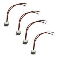 China Indoor Ceramic Lamp Holder for GU10 Bulb without Cable and Silicon Cable for sale
