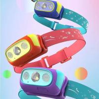 China Kid Headlamp IPX4 Rated Ideal for Outdoor Activities and Reading Christmas Present for sale