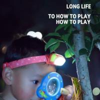 China Kid Headlamp IPX4 Rated Ideal for Outdoor Activities and Reading Christmas Present for sale