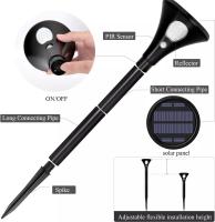 China High Pole LED Floodlight Garden Spotlight with Solar Outdoor Landscape Dark Sensing for sale